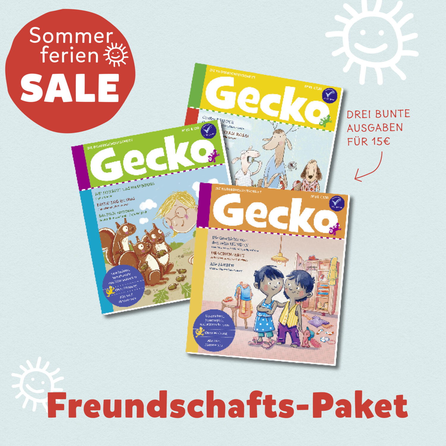 Gecko Freundschafts-Paket